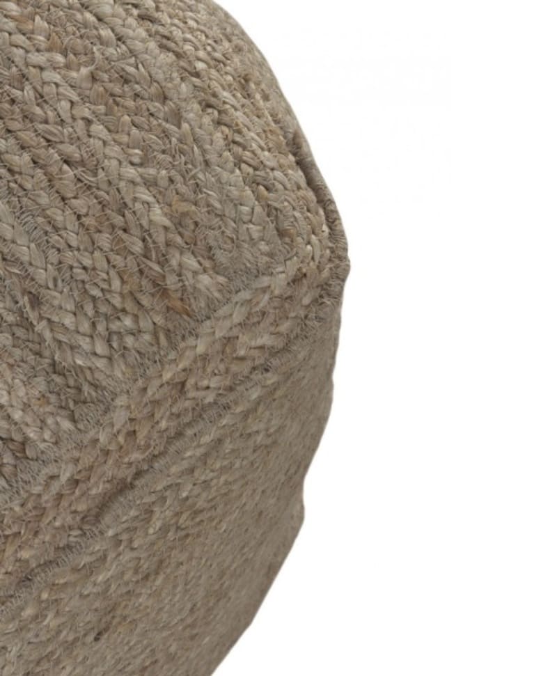 Puf yute natural FORMENTOR de 40x40x40cm– Rincón del Mueble